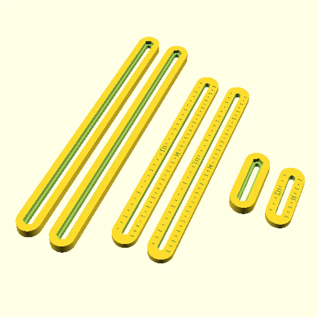 Customizable Multi function ruler | 3D models download | Creality Cloud