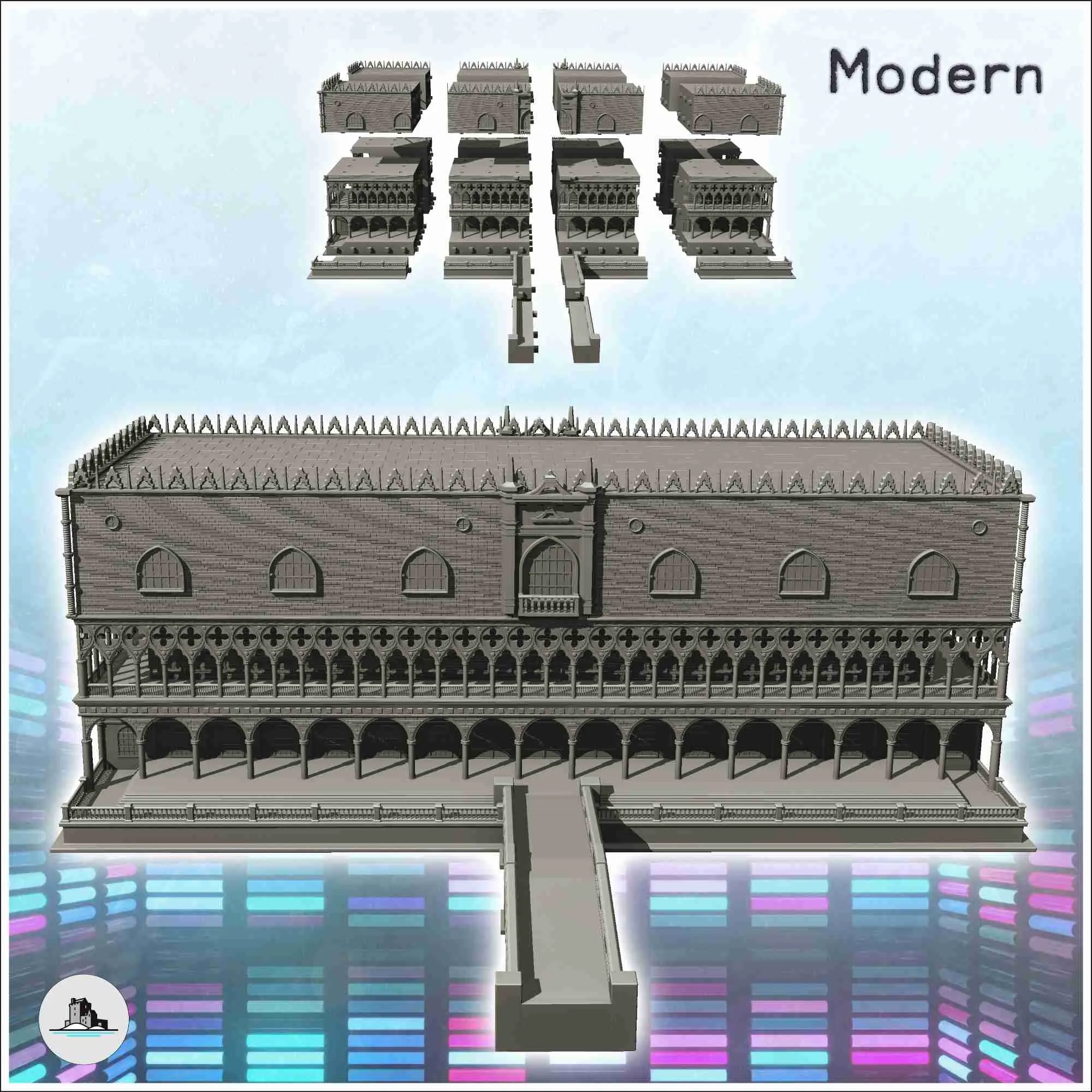 Other STL Download - Venetian Hotel Las Vegas Casino (5) - terrain scenery modernby Hartolia ...