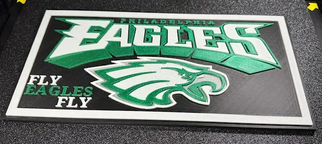 3D Printer Files | 3MF File | Philadelphia Eagles “Fly Eagles Fly ...