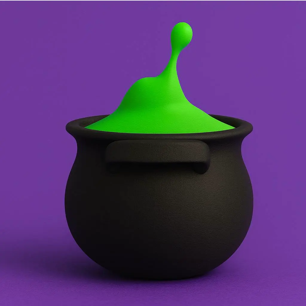 3D Printer Files | 3MF File | Magic cauldron figurine | Creality Cloud