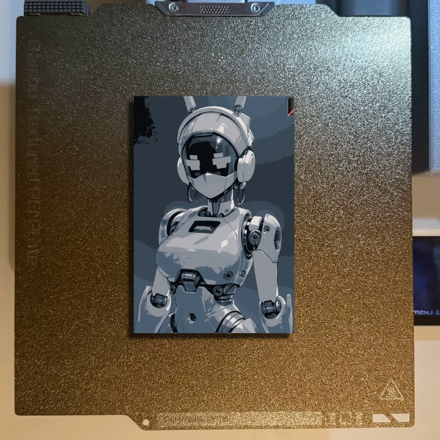 3D Printer Files | 3MF File | Posing Bot Hueforge | Creality Cloud