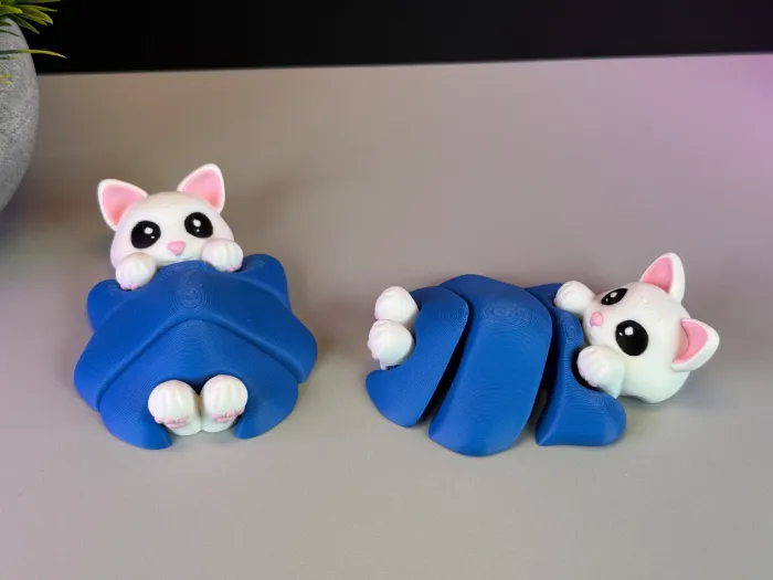 3D Printer Files | 3MF File | Articulated Cute Cat | Creality Cloud