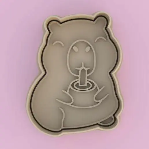 Other STL Descarga - capybara cookie cutter - Crafteros