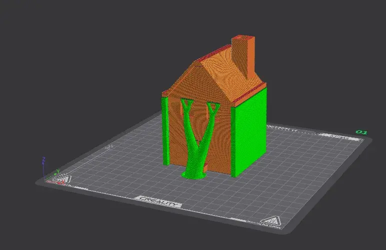 3D Printer Files | 3MF File | Simple house | Creality Cloud