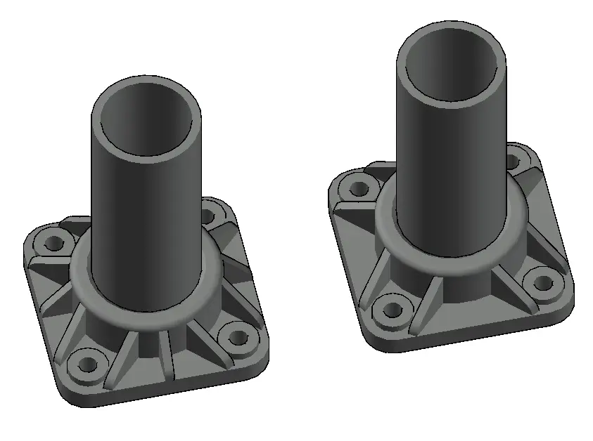 Tools & Spare Parts STL Download - 1 Inch - 1" Pipe Mounting Bracketby ...