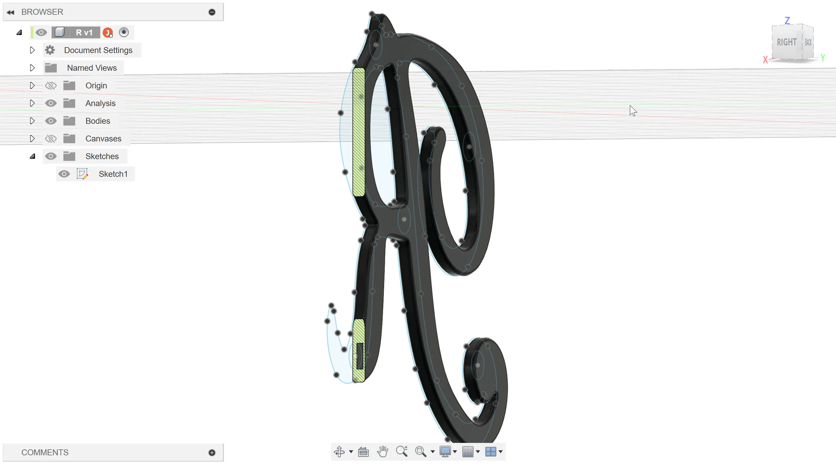 Free Home Decorations & Ornaments STL Download - Fridge Magnet letter R ...