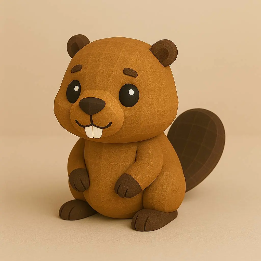3D Printer Files | 3MF File | Mini Beaver | Creality Cloud