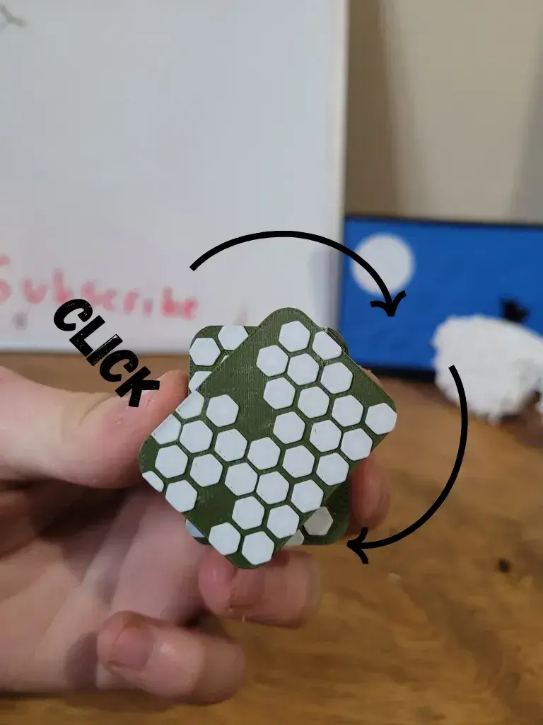 Archivos de impresora 3D | Archivo 3MF | honey comb mag slide fidget ...