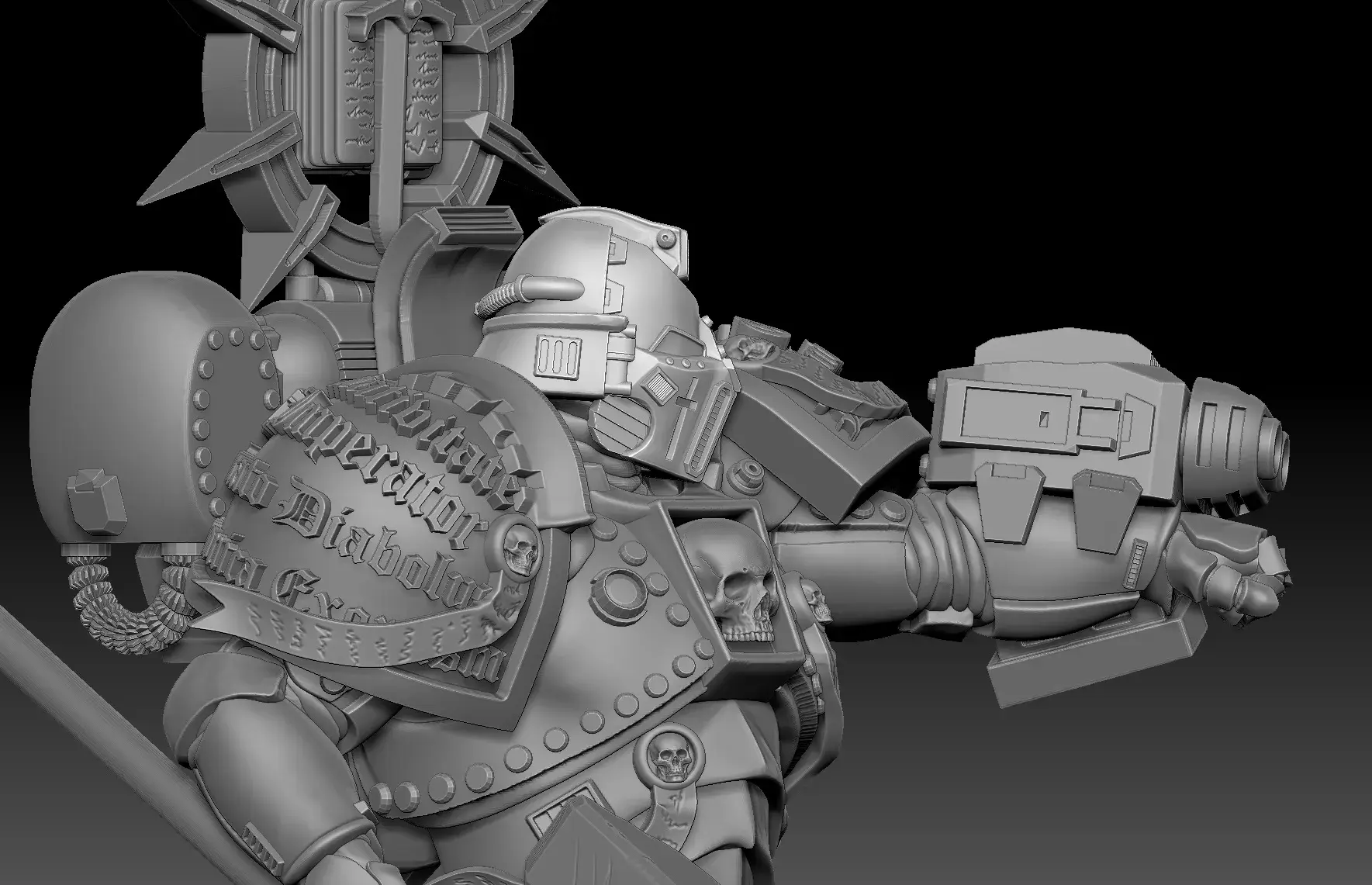 Characters & Creatures STL Download - Steel Sentinel 2by Silent Gil