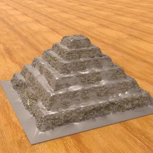 Props & Terrain STL Download - High-Precision Step Pyramid of Djoser by ...