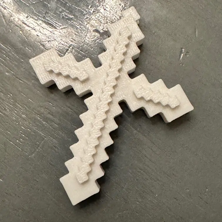 Free Other STL Download - minecraft cross 2 pendant/ ornament/ keychain ...