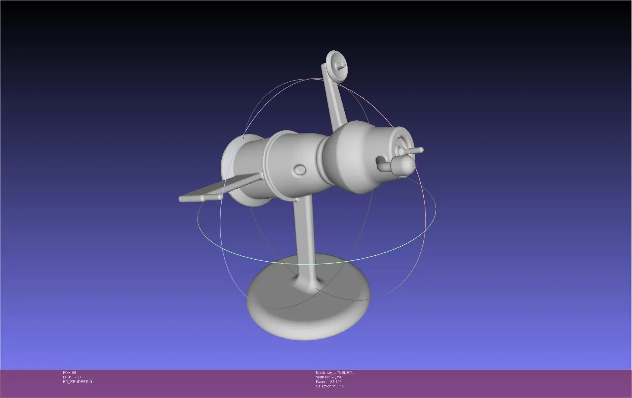 Free Vehicles & Machinery STL Download - Soyuz 7K 0K Space Capsule ...