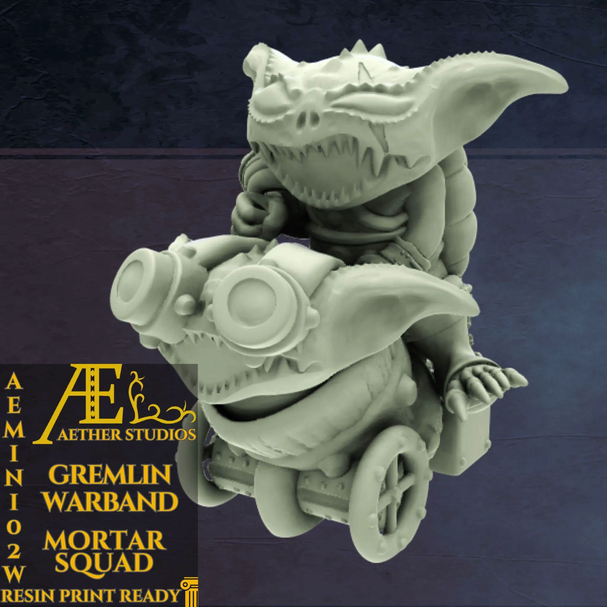 Free Characters & Creatures STL Download - AEMINI02W - Gremlin Warband ...