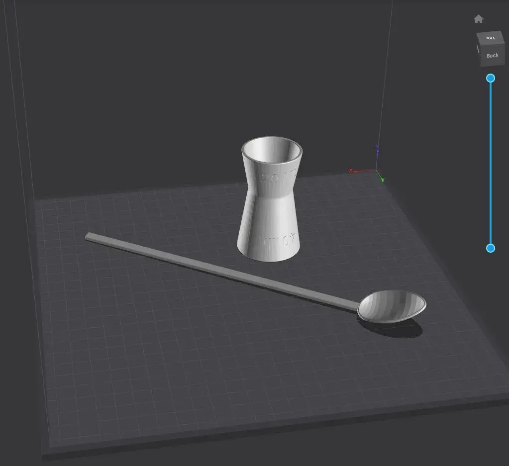 Home Decorations & Ornaments STL Download - Shot Measure - Barman start ...