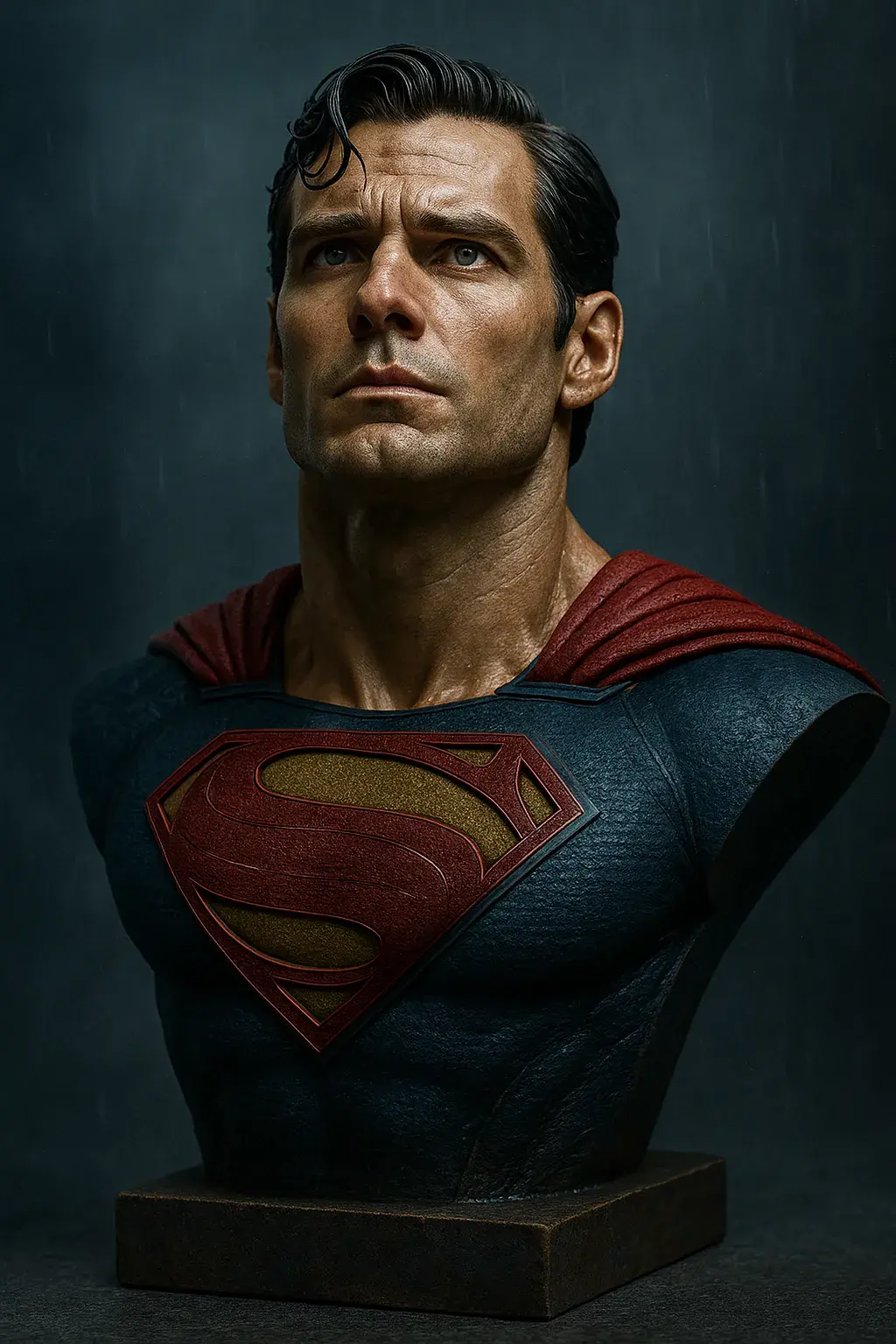 3D Printer Files | 3MF File | SUperhero bust stand | Creality Cloud