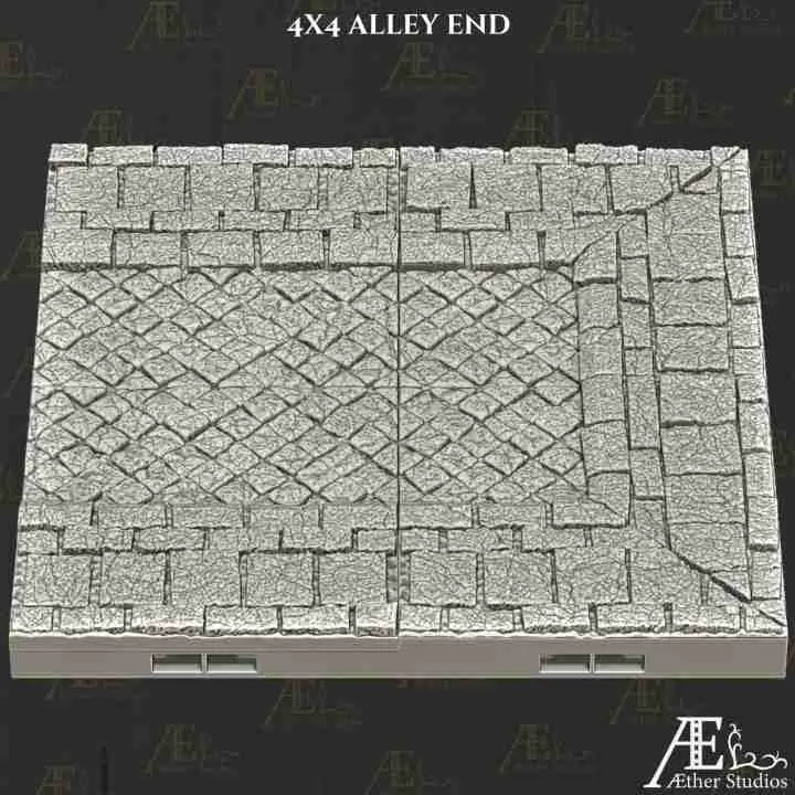 Props & Terrain STL Download - AECAPC06 - Cobblestone Streets ...