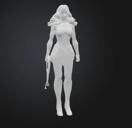 Characters & Creatures STL Download - Wonder Woman figurineby CuriuM