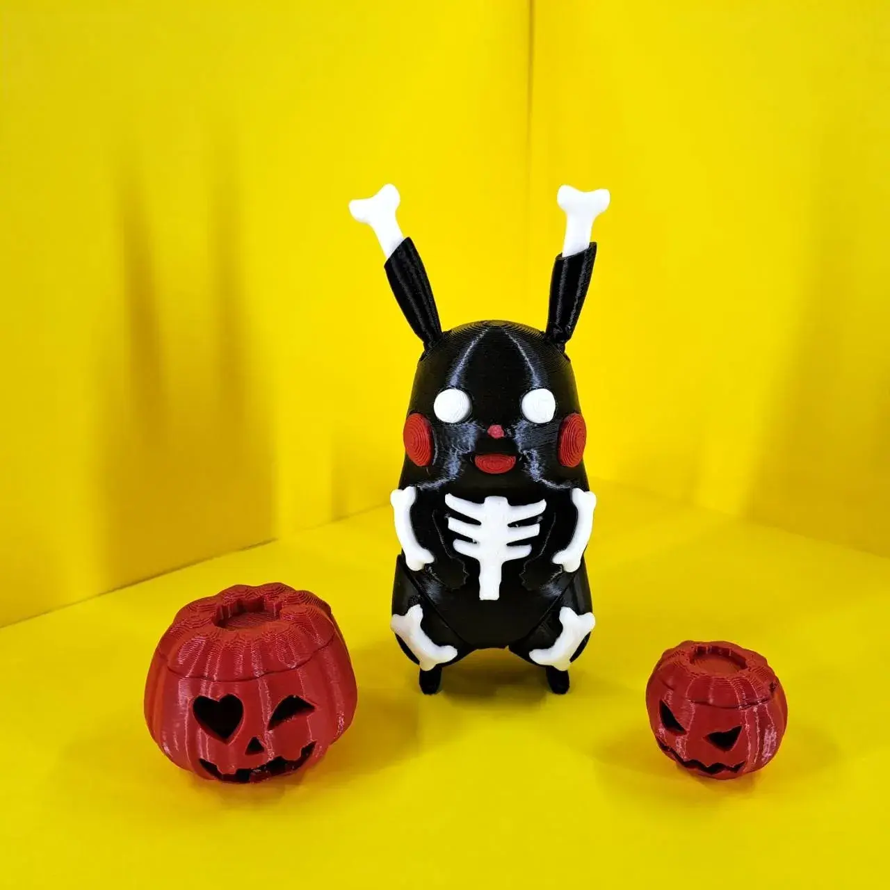 Characters & Creatures STL Download - Halloween Articulated Pikachu ...