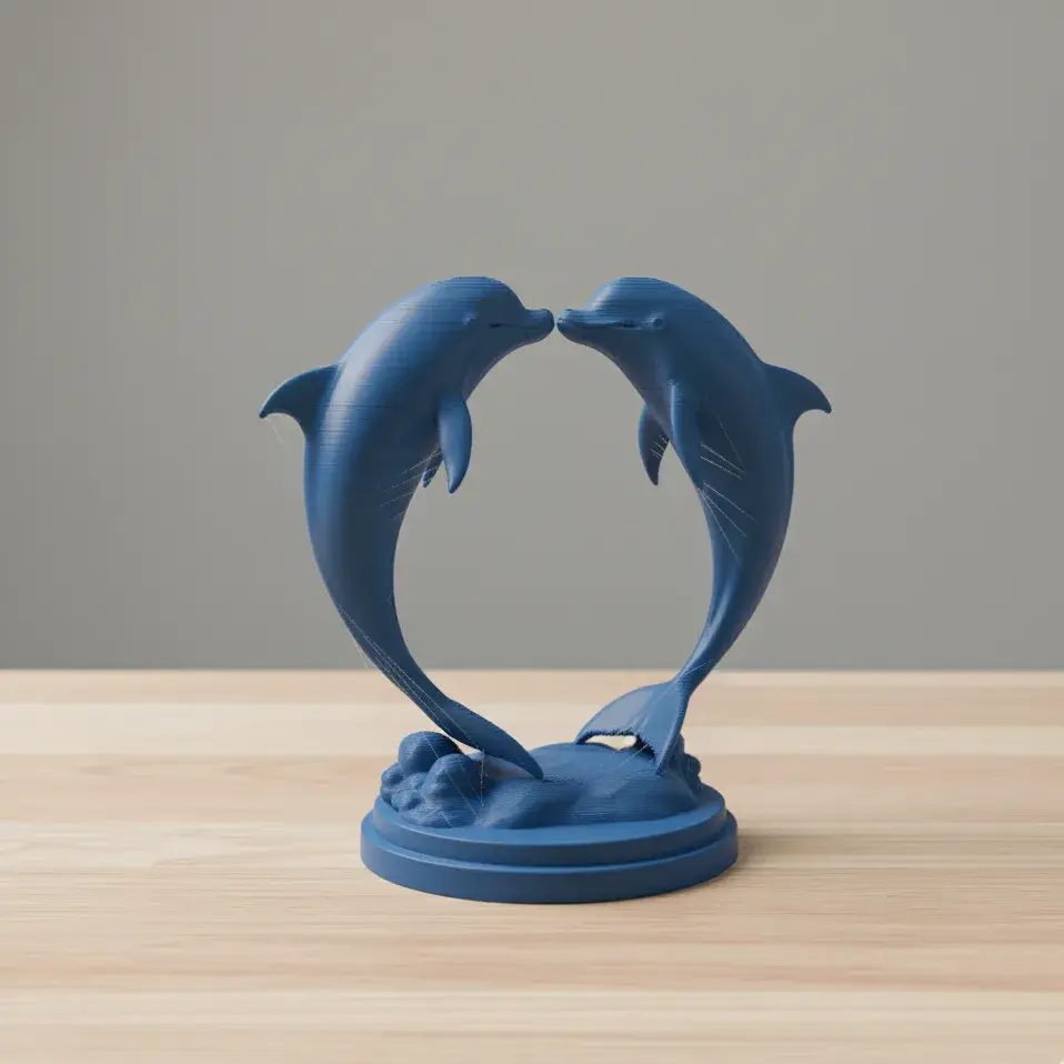 3D Printer Files | 3MF File | Dolphin Love | Creality Cloud