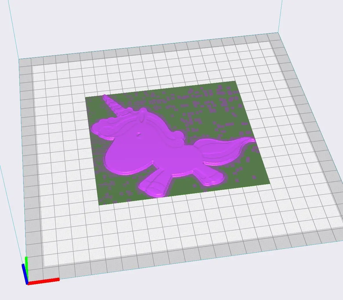 Free Digital Art STL Download - UNICORN GLOW IN THE DARK STICKERby Edna Lab