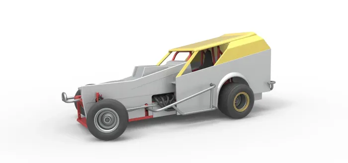 Vehicles & Machinery STL Descarga - Vintage Dirt Modified stock car V7 ...