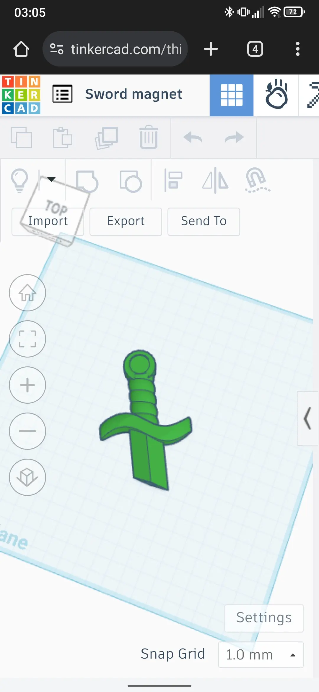 Other STL Download - sword magnet by GB_IN_3D