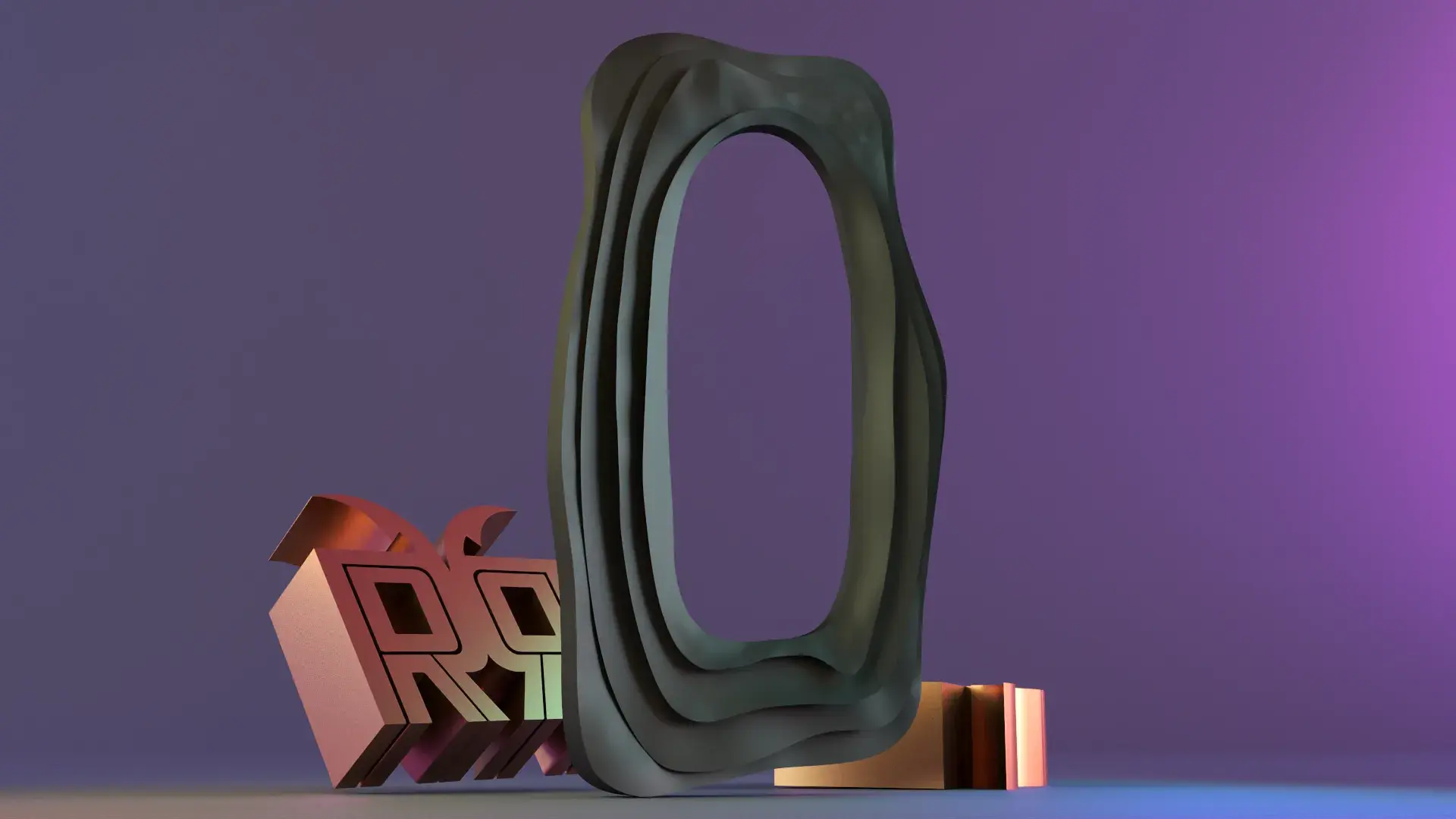 Home Decorations & Ornaments STL Download - Modern Flow Mirror Frameby ...