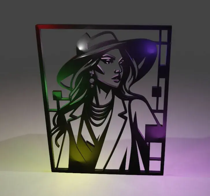 3D Printer Files | 3MF File | charming lady | Creality Cloud
