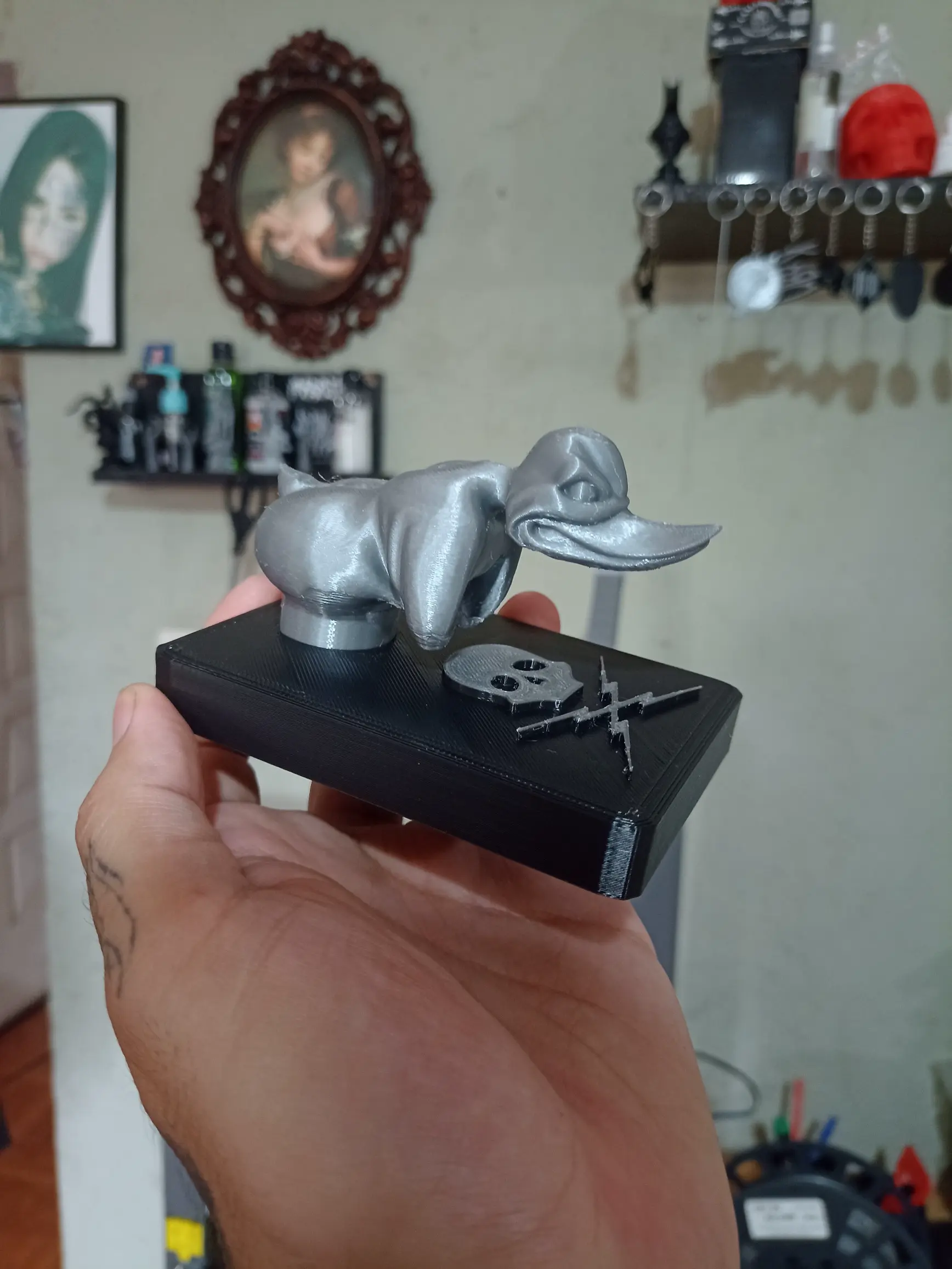 3D Printer Files | 3MF File | DEATH PROOF DUCK & BASE | Creality Cloud