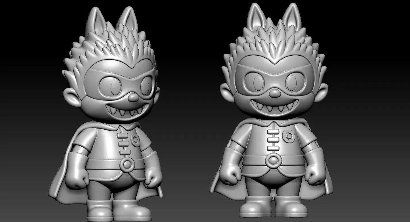 Other STL Download - Labubu - Robin DC Comics statue - 3D printby ...