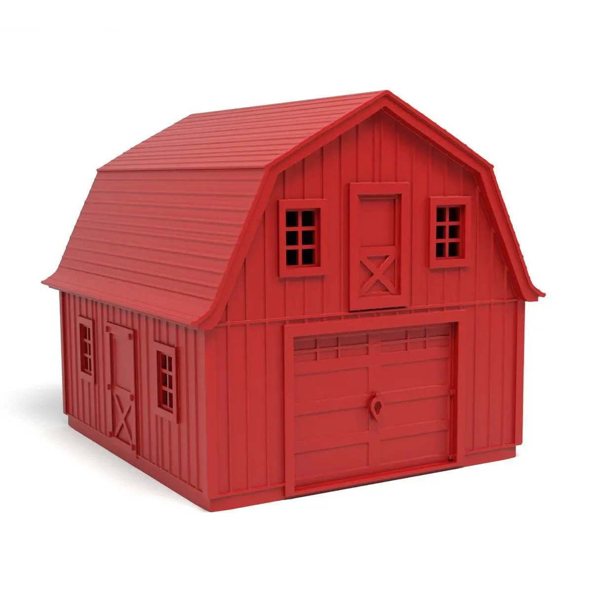 Props & Terrain STL Download - Barn 2by 3D Everything