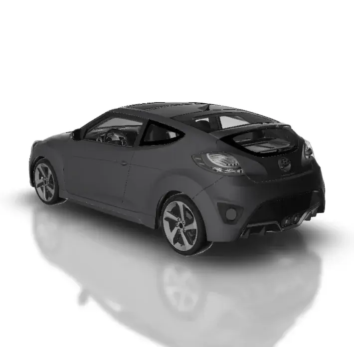 Vehicles & Machinery STL Download - Hyundai Veloster Turbo R 2014by ...