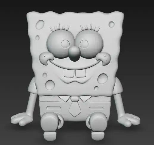 Characters & Creatures STL Download - SpongeBob SquarePants cartoonby ...