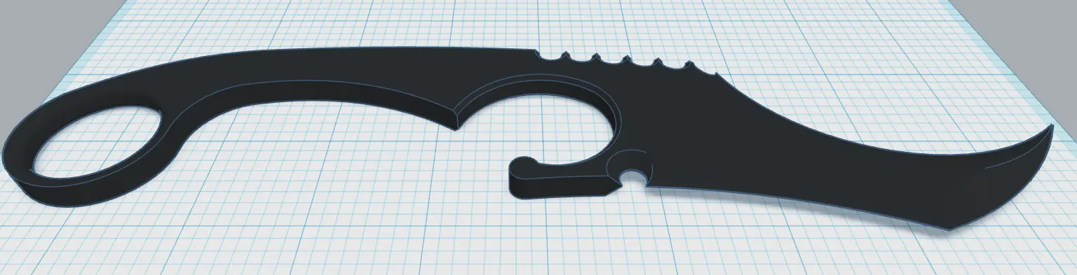 Free Tools & Spare Parts STL Download - Karambit #27by Cyberbeast