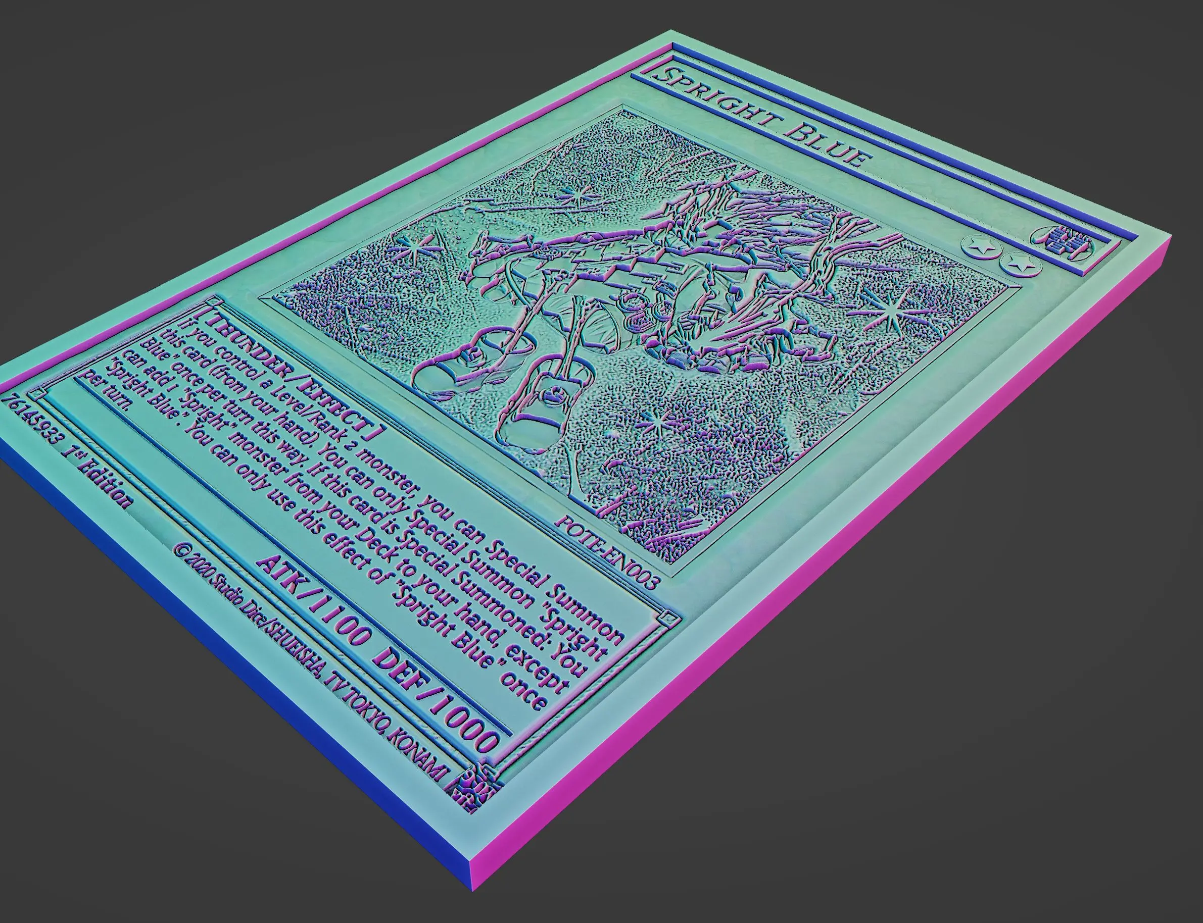 Other STL Download - spright blue - yugiohby Wsonuchiha3D