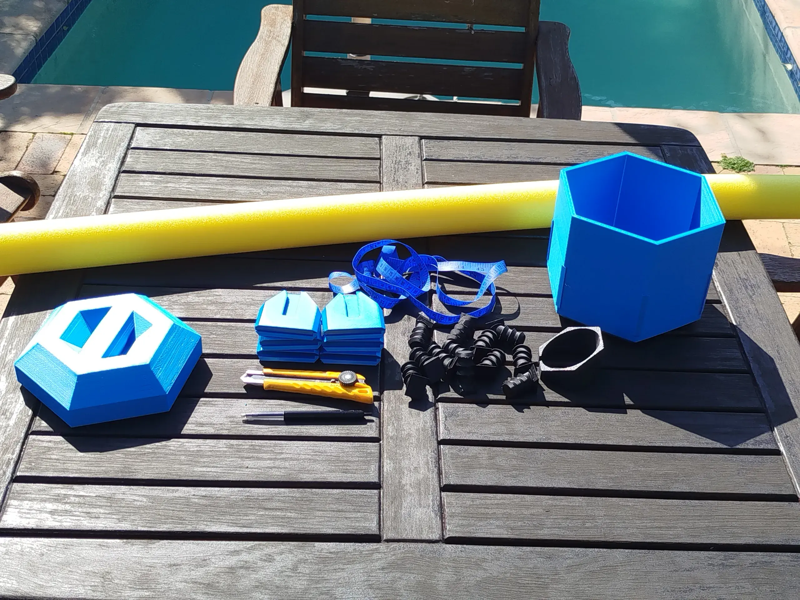3D Printer Files | 3MF File | Hexagon Pool Ice Bucket | Creality Cloud