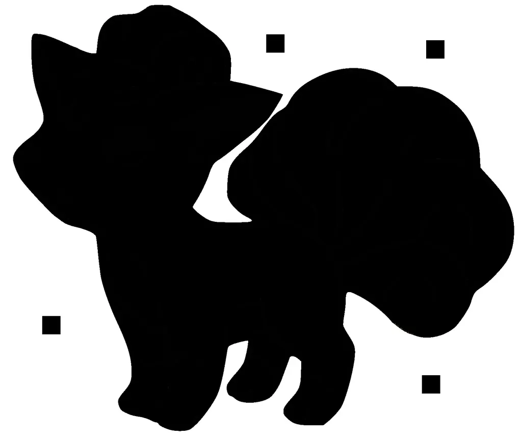 Free Digital Art STL Download - 037 Vulpix stencil 2by SMT_M 🦊