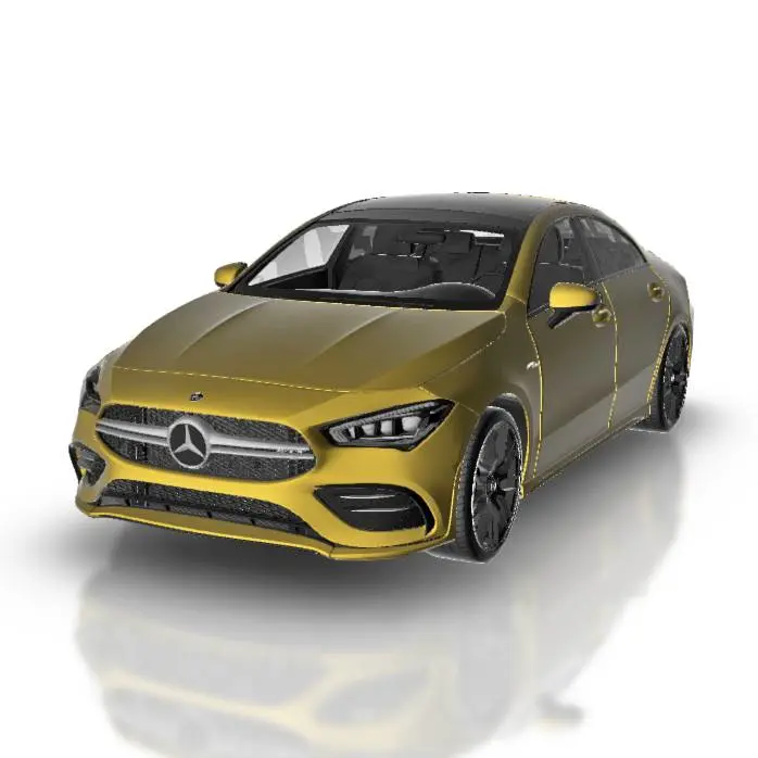 Vehicles & Machinery STL Download - Mercedes CLA35 AMG 2020by 3DCARSALON