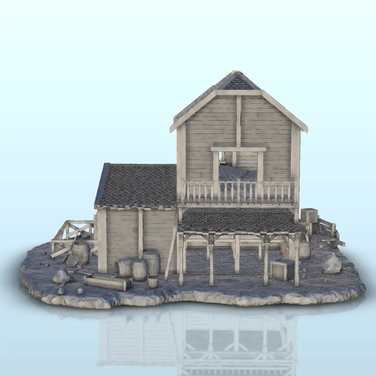 Other STL Descarga - Establo de dos plantas - Paisaje Oeste Antiguo ...
