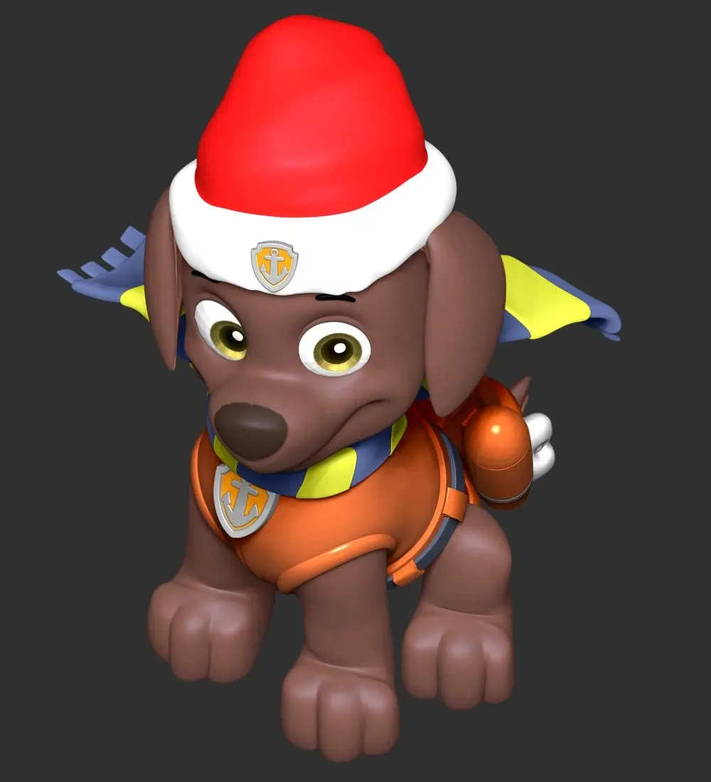 Other STL Download - Zuma Christmas - Paw Patrolby LoveModels