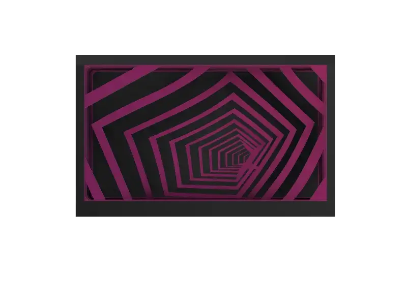 Free Digital Art STL Download - Trippy Shadow Boxby Theleonking
