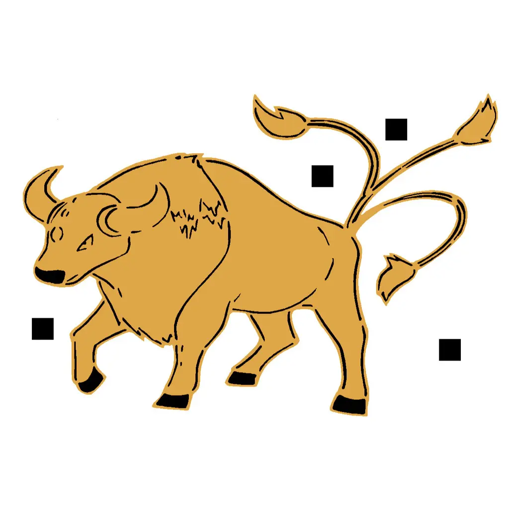 Free Digital Art STL Download - 128 Tauros stencil + 2Dby SMT_M 🦊