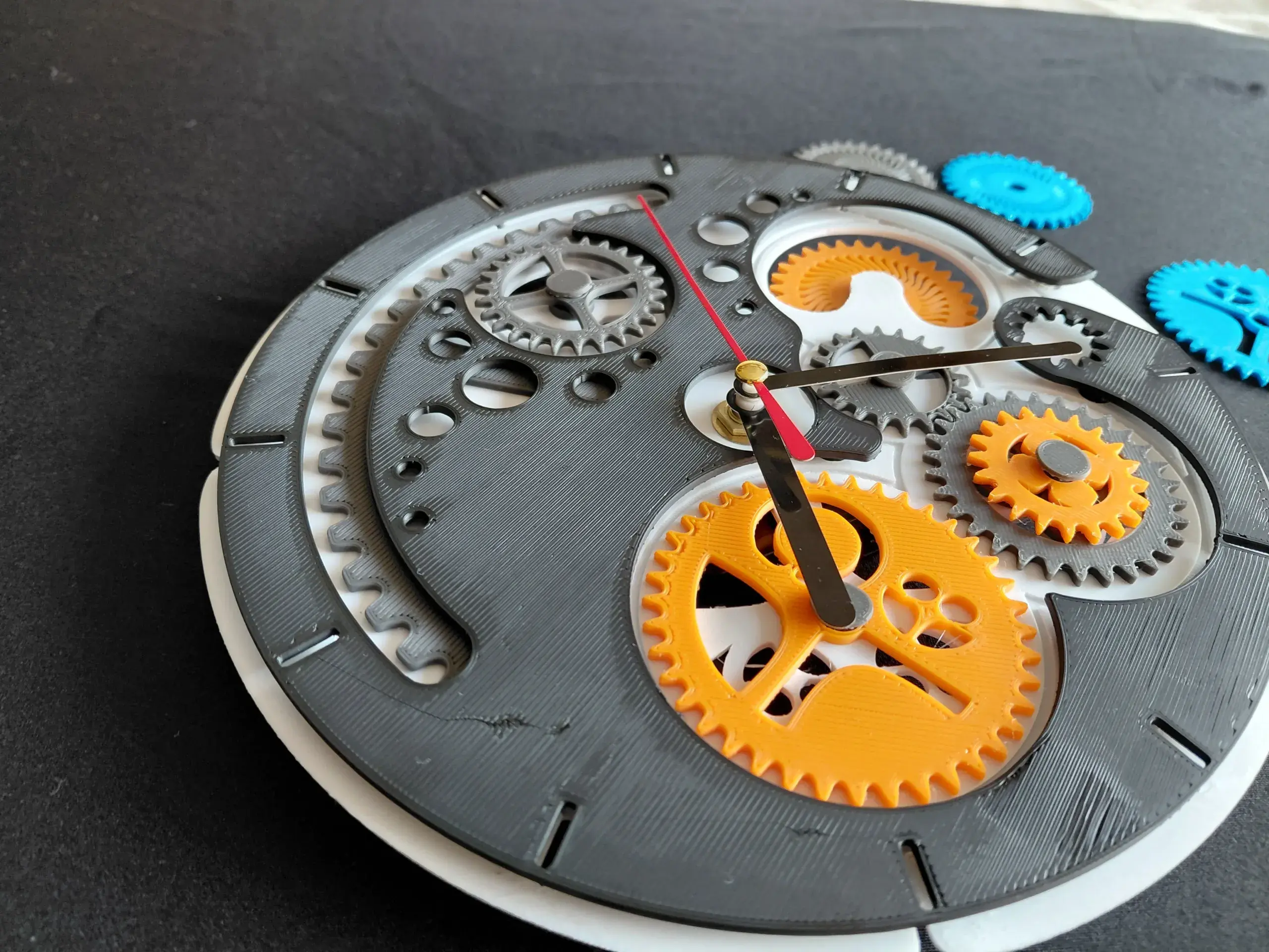 3D Printer Files | 3MF File | Aesthetic Gear Clock | Creality Cloud