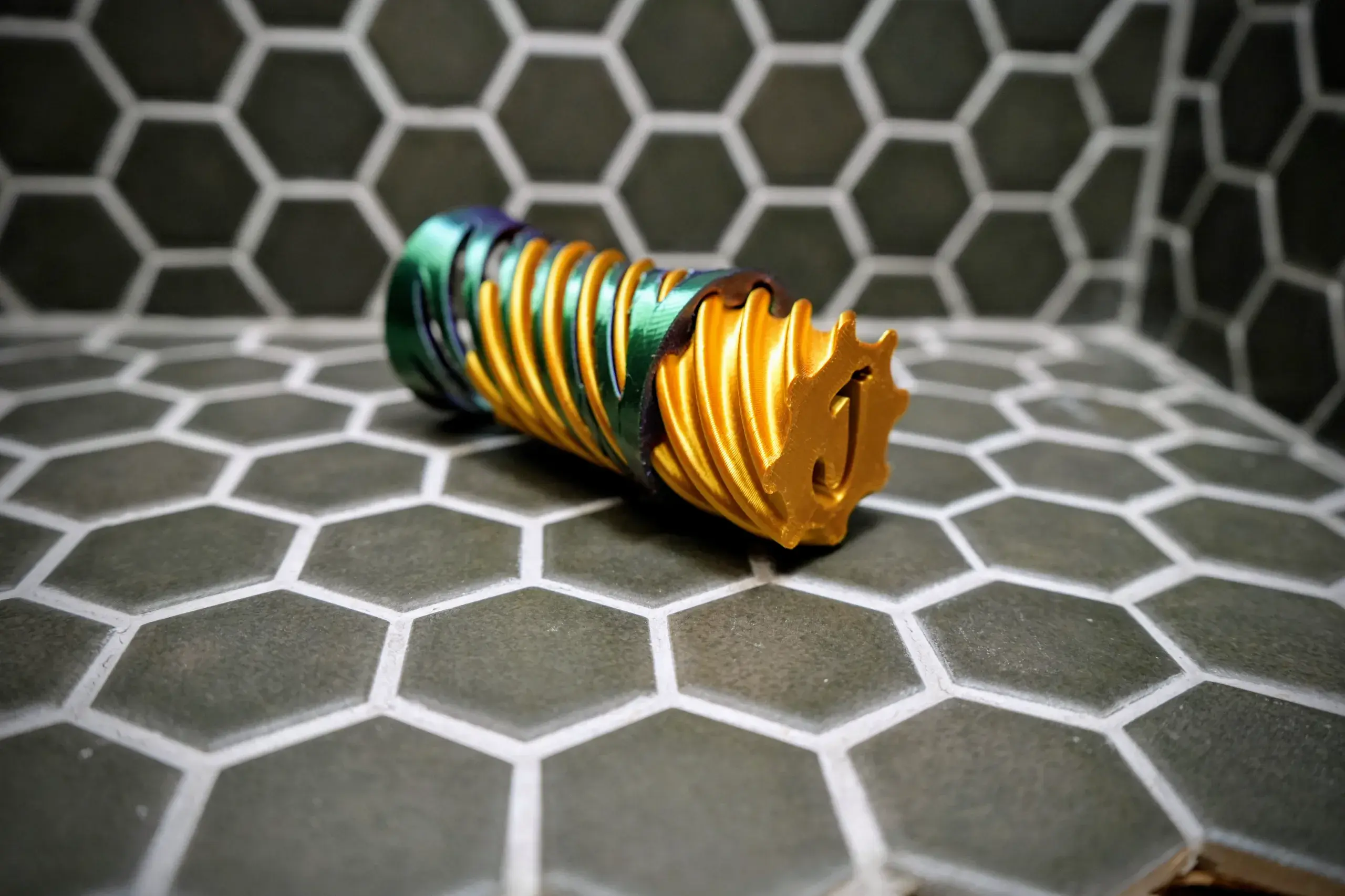 3D Printer Files | 3MF File | Spiral Fidget Internal Letter J ...