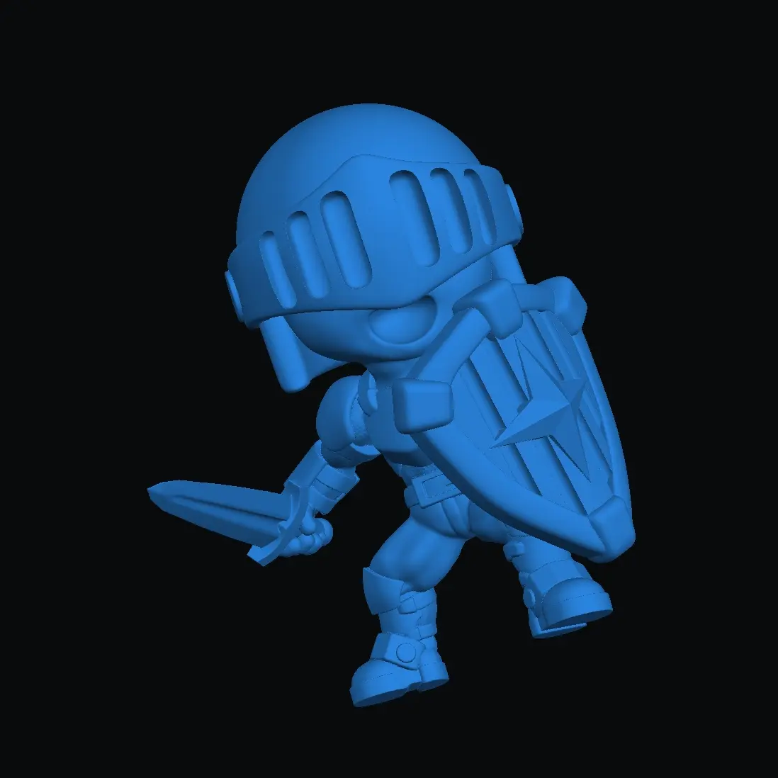 Characters & Creatures STL Download - soldier by Roberto1984