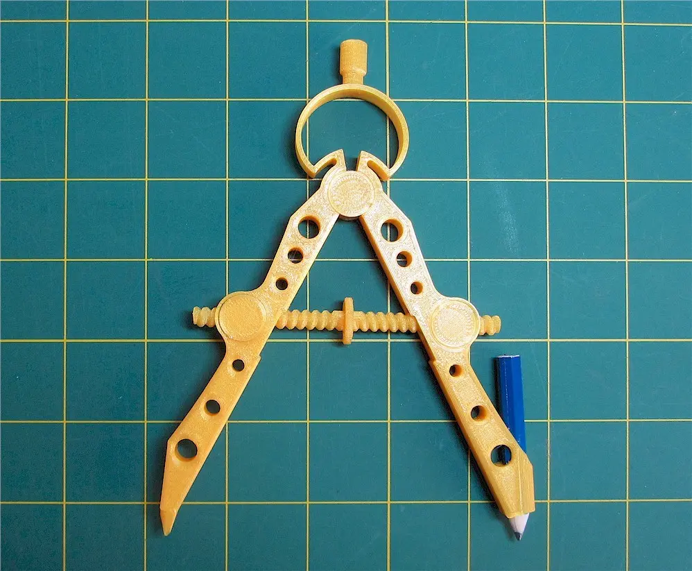 3D Printer Files | 3MF File | Print-In-Place Bow Compass | Creality Cloud