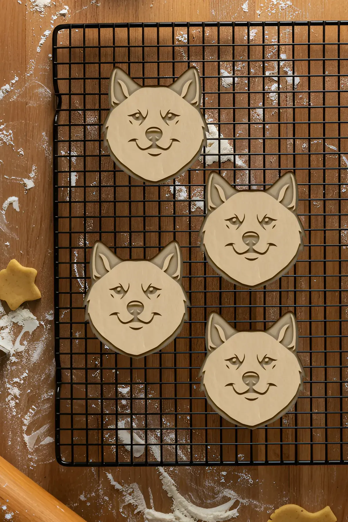 Other STL Download - Husky Cookie Cutter, Biscuit Cutterby OALPO