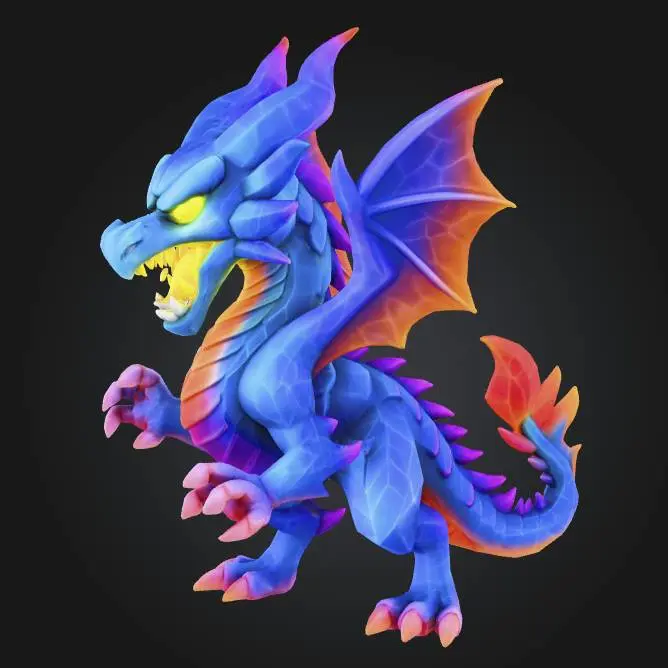 3D Printer Files | 3MF File | Inferno Dragon DnD tabletop miniature ...