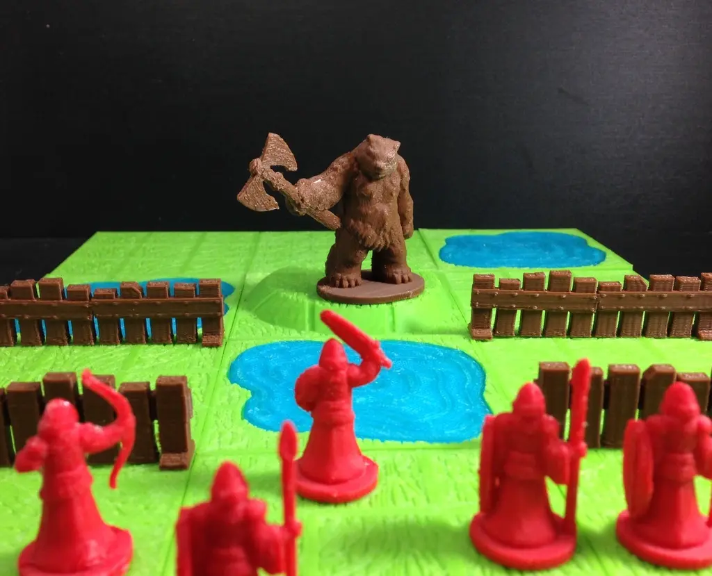Free Other STL Download - Bear Warrior of the Ironwood (18mm scale)by ...