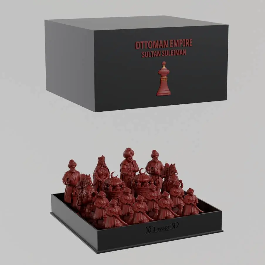 3D Printer Files | 3MF File | Ottoman Empire Sultan Suleiman Box ...